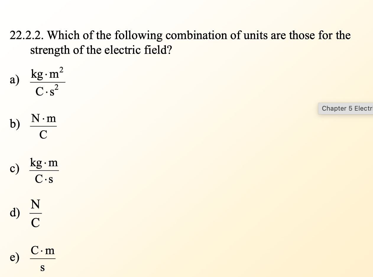 Solved 22.2.1. Which one of the following statements | Chegg.com