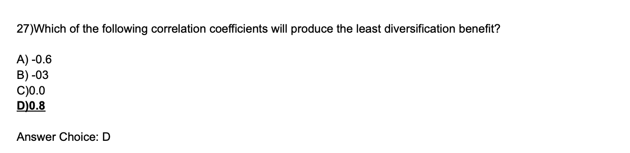 Solved 27)Which of the following correlation coefficients | Chegg.com