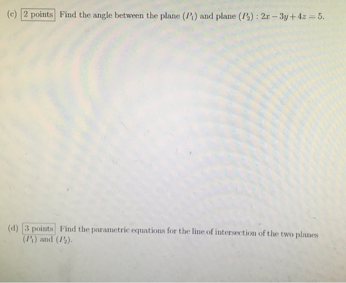 Solved (a) 3 points Find an equation of the plane (Pi) that | Chegg.com