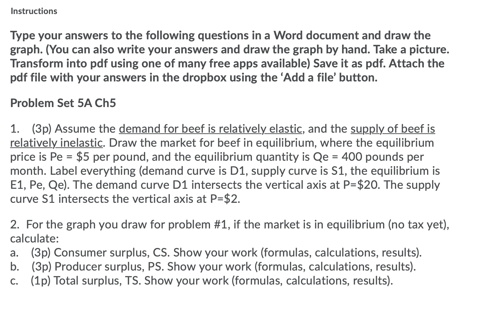 Solved Instructions Type your answers to the following | Chegg.com