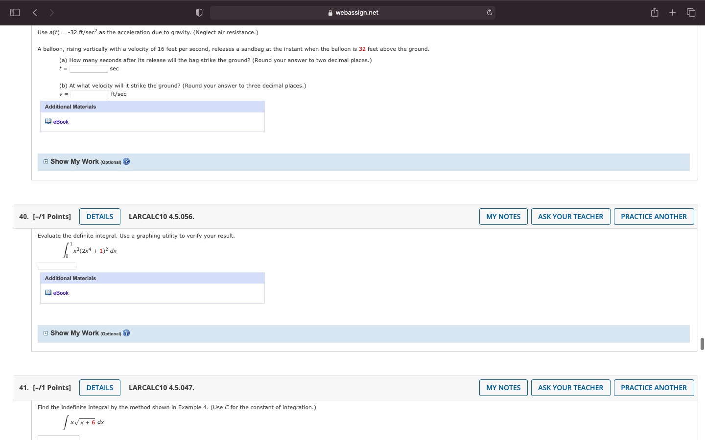 Solved webassign.net + Use upper and lower sums to | Chegg.com