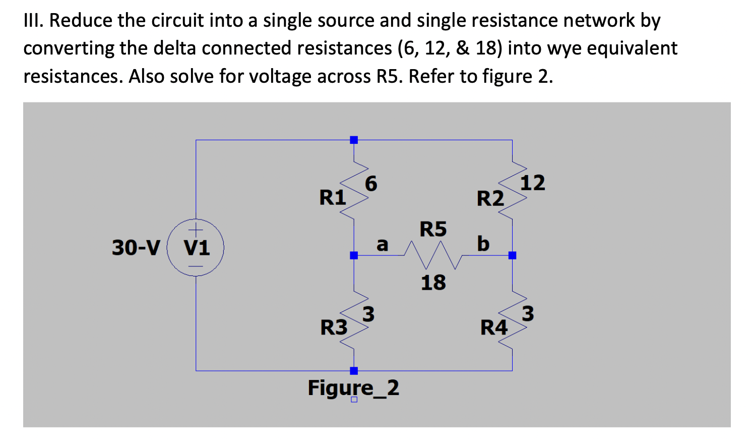 Solved III. Reduce the circuit into a single source and | Chegg.com