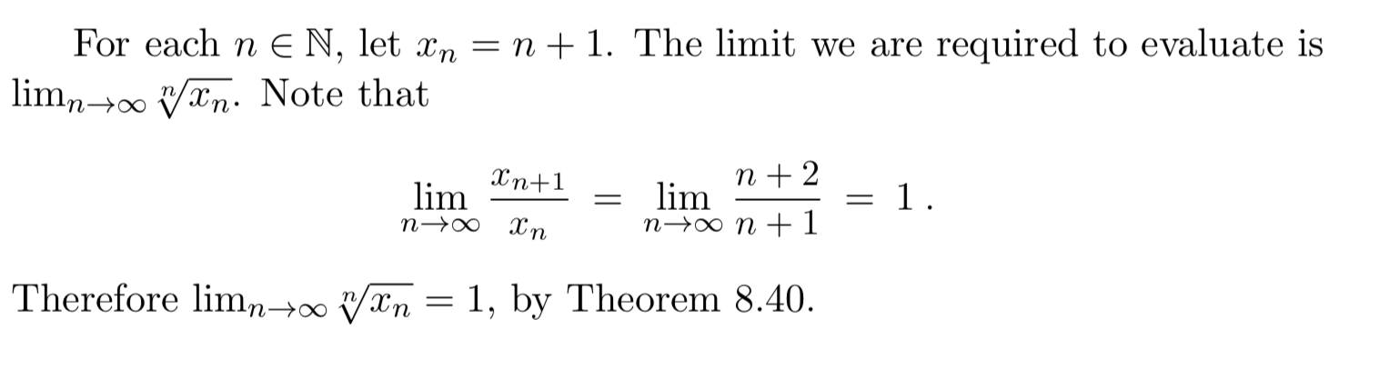 Solved Evaluate the Limit using the theorems and definitions | Chegg.com