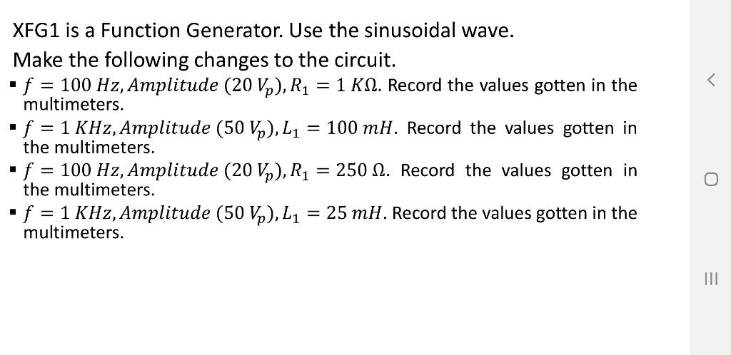 Solved Plotting the circuit of Figure 3. XMM1 R1 XFG1 1ΚΩ | Chegg.com
