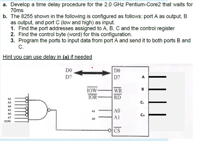 Solved a. ﻿Develop a time delay procedure for the 2.0GHz | Chegg.com