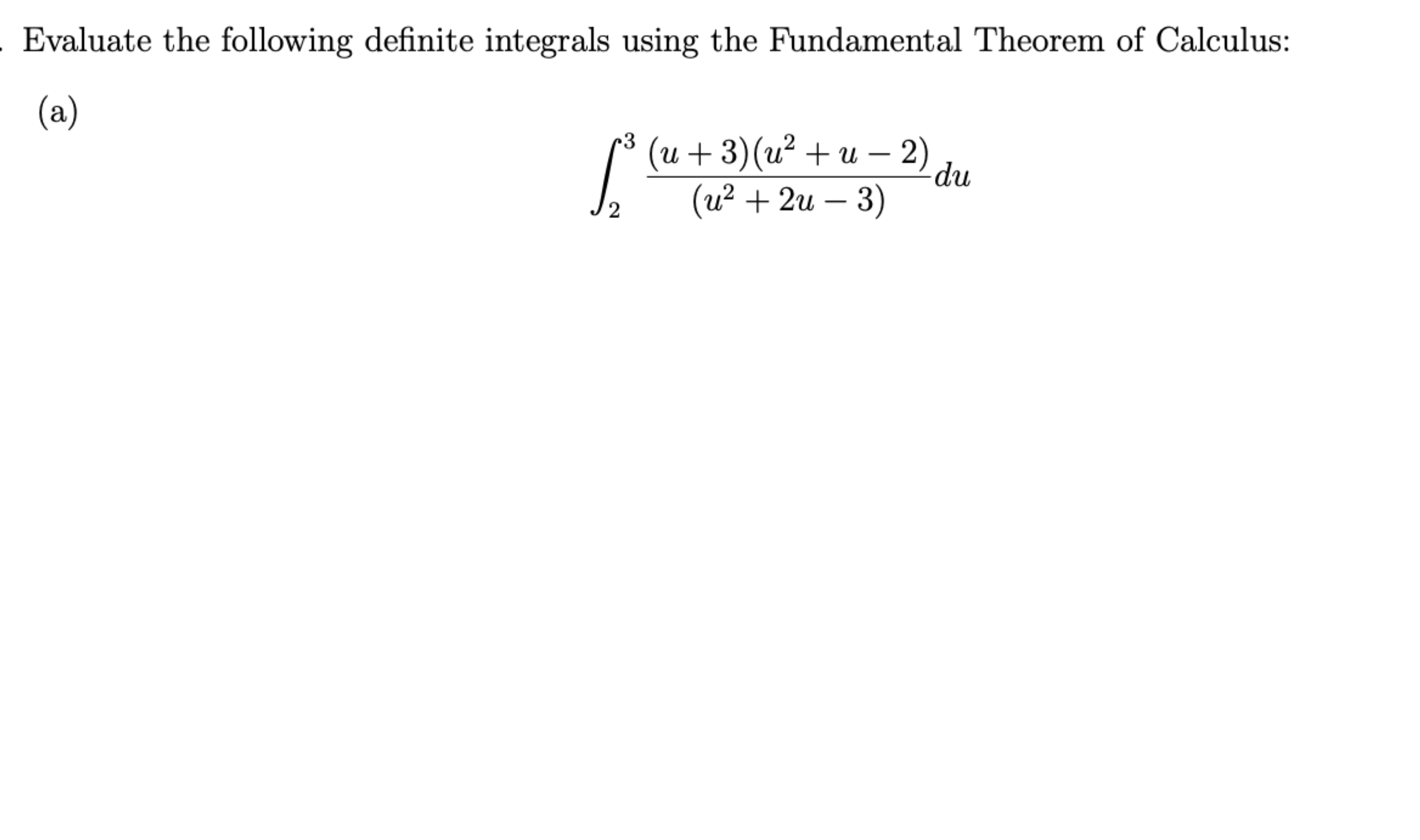 Solved Evaluate the following definite integrals using the | Chegg.com