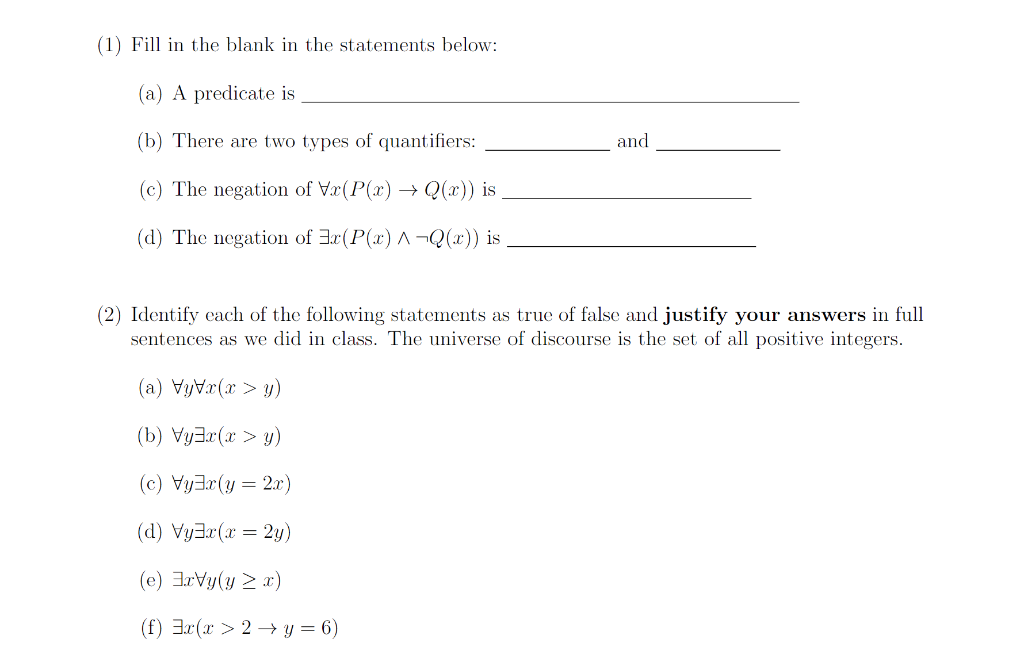Solved (1) Fill in the blank in the statements below: (a) A | Chegg.com