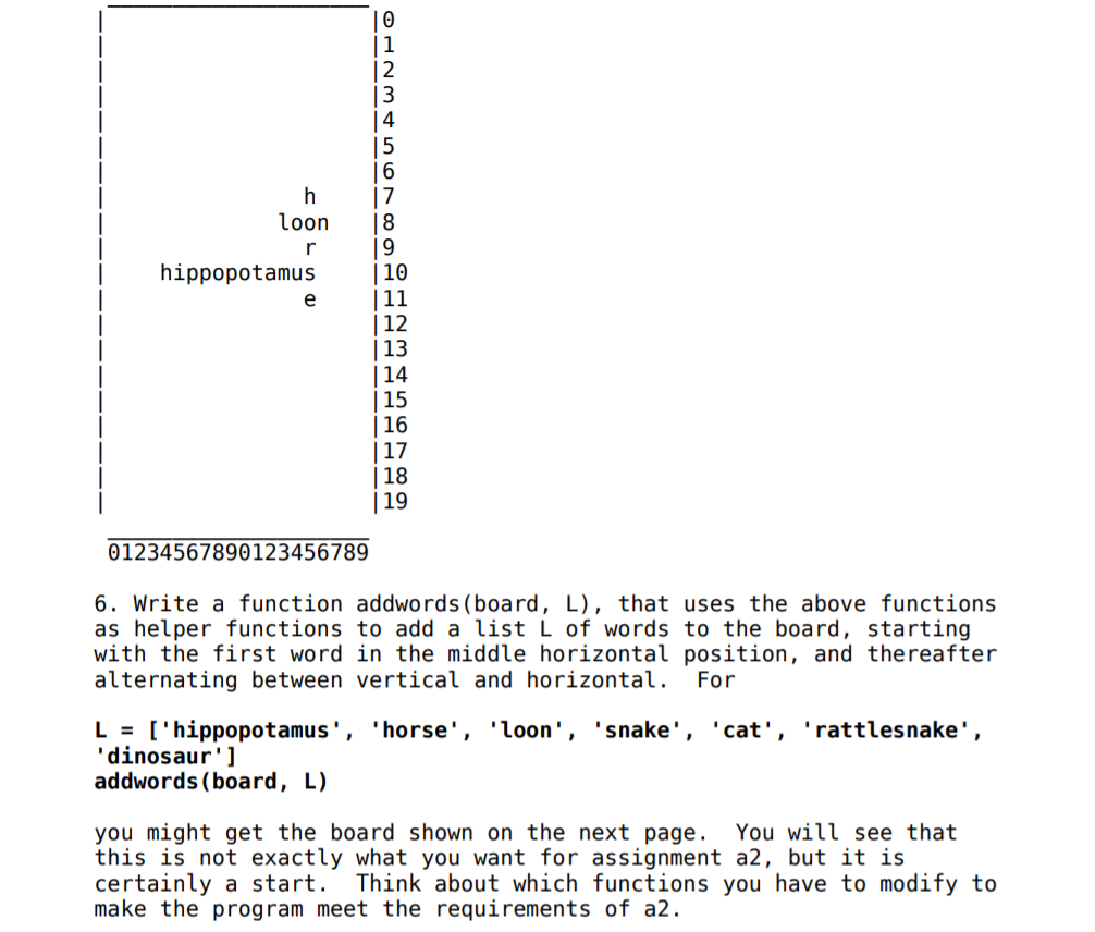 LANGUAGE PYTHON CPS 109 Computer Science I, | Chegg.com