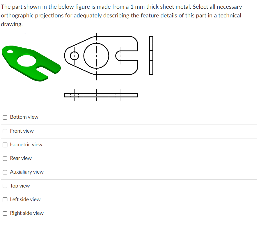 A Machine Part Is Diagrammed In The Figure Below Machine Par