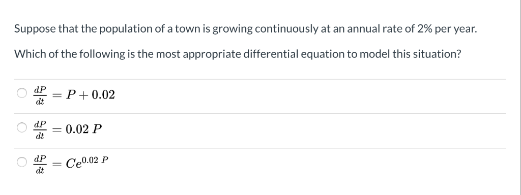 Solved dy The differential equation da is separable. Select | Chegg.com