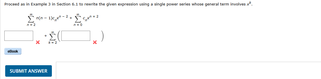 Solved Proceed as in ﻿Example 3 in ﻿Section 6.1 to ﻿rewrite | Chegg.com