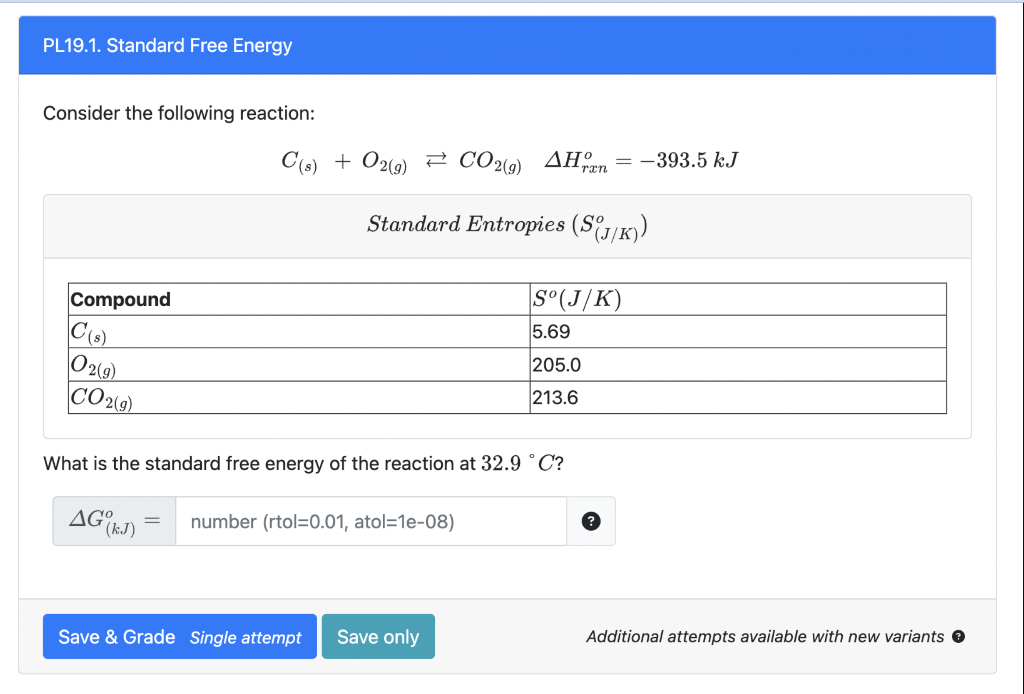 Solved Consider The Following Reaction