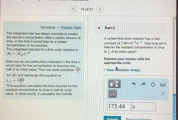 Solved 14 of 21> Constants | Periodic Table ? Part A | Chegg.com