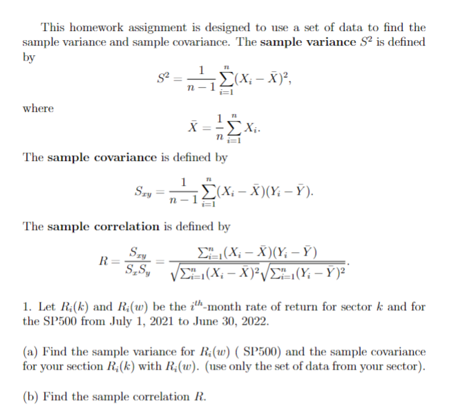 Solved This Homework Assignment Is Designed To Use A Set Of