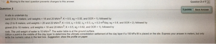 Solved Please help with all steps. Geotech | Chegg.com
