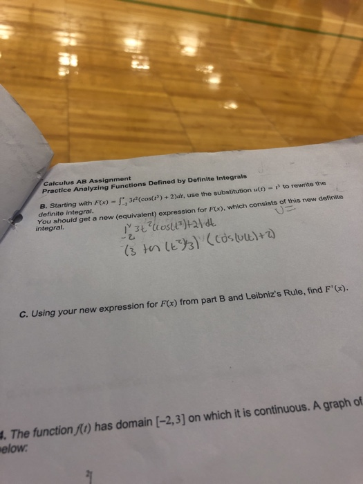 Solved Calculus AB Assignment Practice Analyzing Functions | Chegg.com