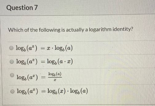 Solved Question 7 Which of the following is actually a | Chegg.com