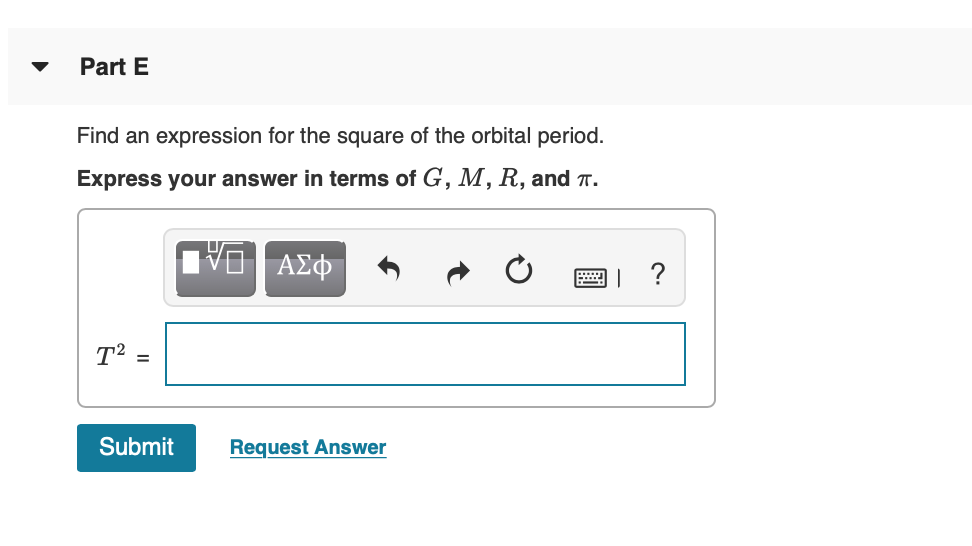 Solved Properties of Circular Orbits Learning Goal: To find | Chegg.com