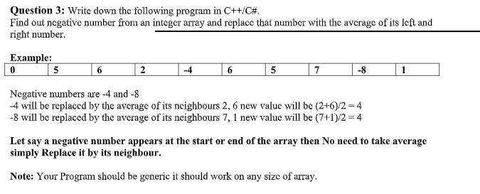 Solved Question 3: Write down the following program in | Chegg.com