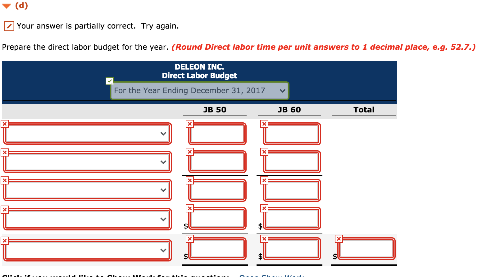 Solved Problem 21-2A (Part Level Submission) Deleon Inc. is | Chegg.com