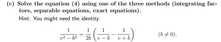Solved A Bernoulli equation is a first-order differential | Chegg.com