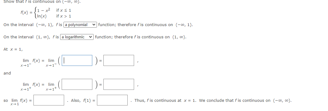 Solved Show that f is continuous on (−∞, ∞). f(x) = | Chegg.com