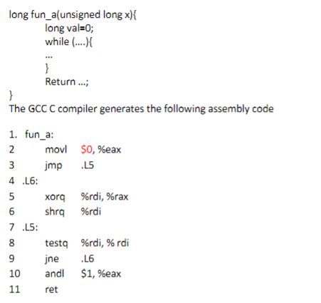 Solved Reverse engineer the operation of this code and then | Chegg.com