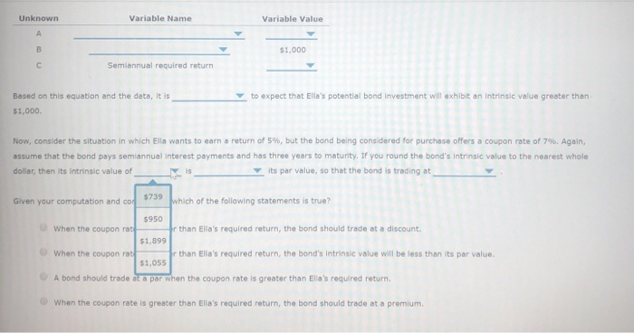 Solved The process of bond valuation is based on the | Chegg.com
