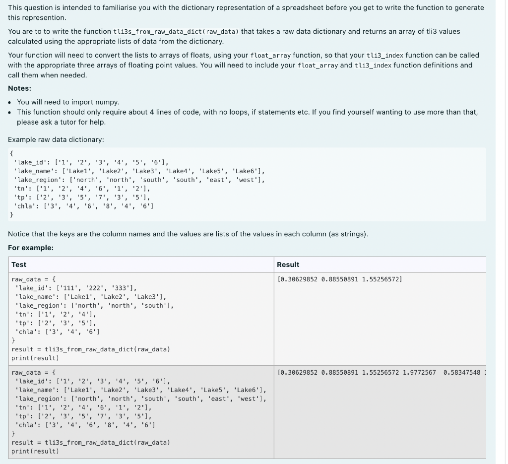 Solved This question is intended to familiarise you with the | Chegg.com