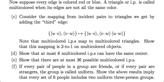 Solved 3. Let K6 denote the complete graph on 6 vertices | Chegg.com
