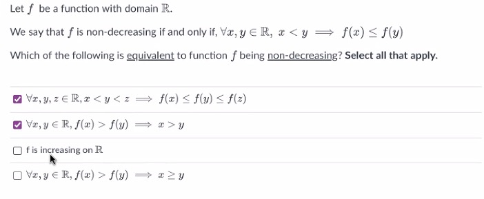 Solved Let f be a function with domain R. We say that f is | Chegg.com