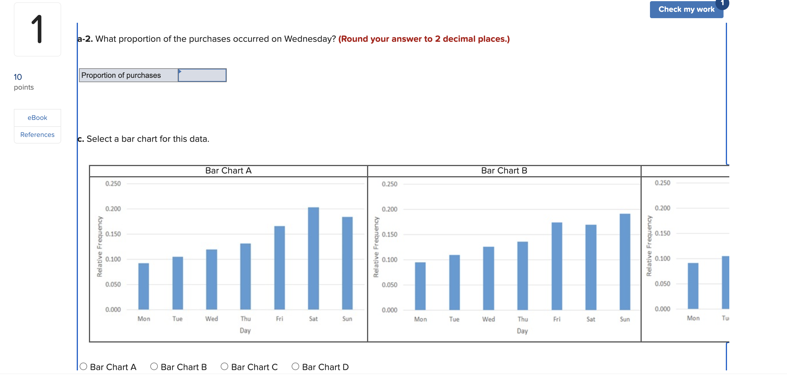 Solved a-1. Construct the relative frequency distribution. | Chegg.com
