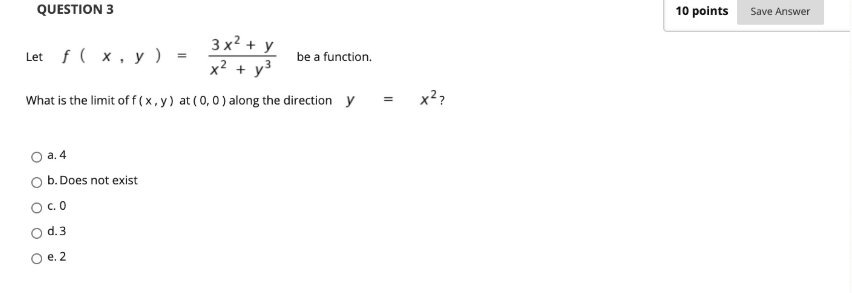 Solved QUESTION 3 10 points Save Answer Letf(x, y) = 3x2 + y | Chegg.com Solved QUESTION 3 10 points Save Answer Letf(x, y) = 3x2 + y | Chegg.com