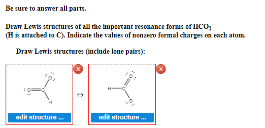 Solved Be sure to answer all parts. Draw Lewis structures of | Chegg.com