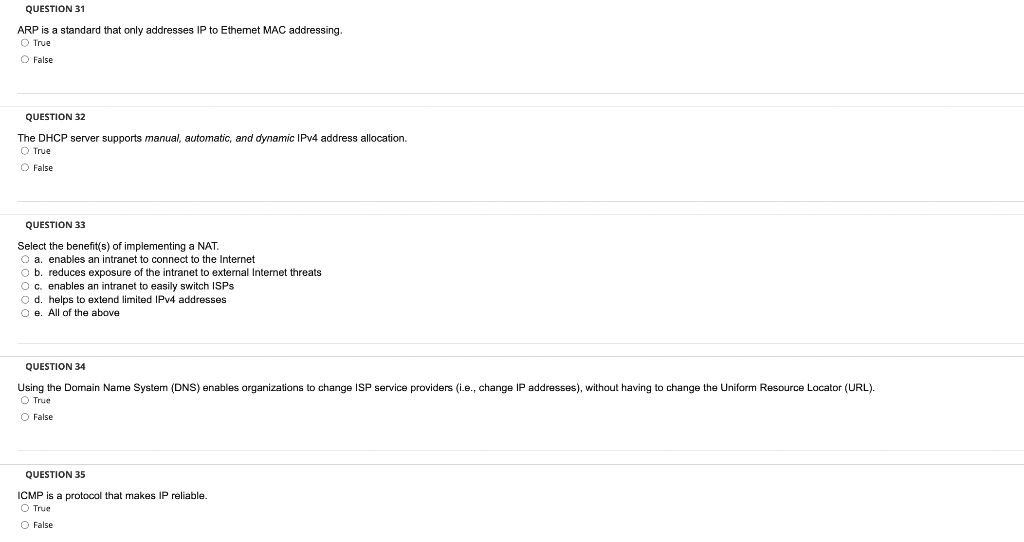 Solved ARP is a standard that only addresses IP to Ethemet | Chegg.com