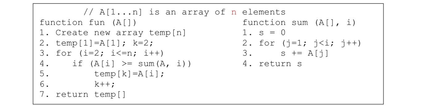 Solved Consider the algorithm shown above.a) (2 pts) What | Chegg.com
