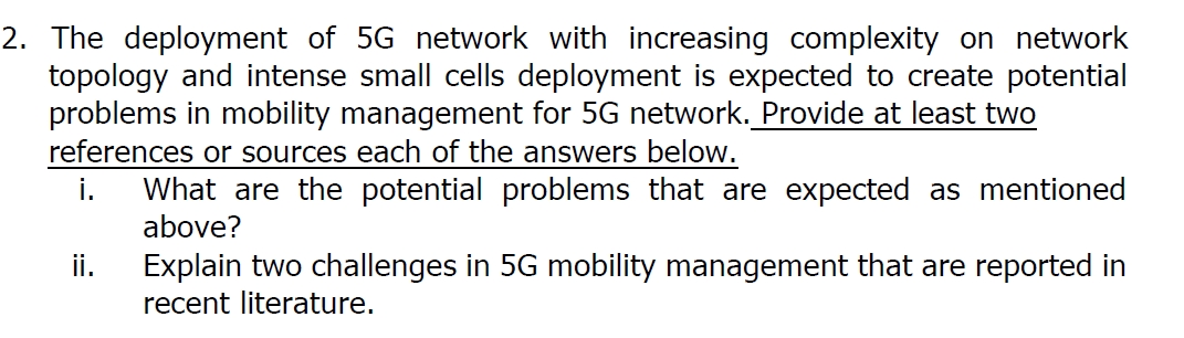 Solved helpThe deployment of 5G ﻿network with increasing | Chegg.com