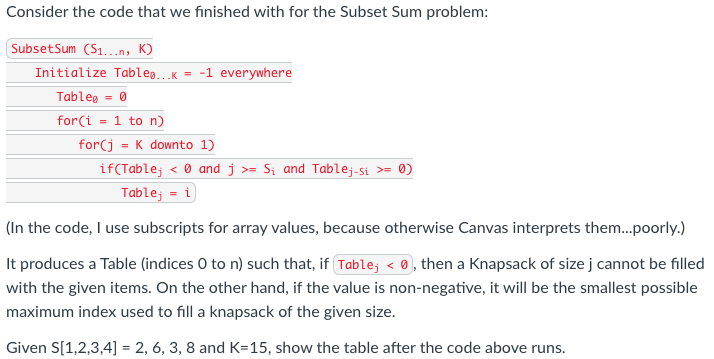 Solved Consider the code that we finished with for the | Chegg.com