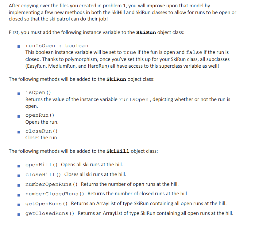 Solved After copying over the files you created in problem 1 | Chegg.com