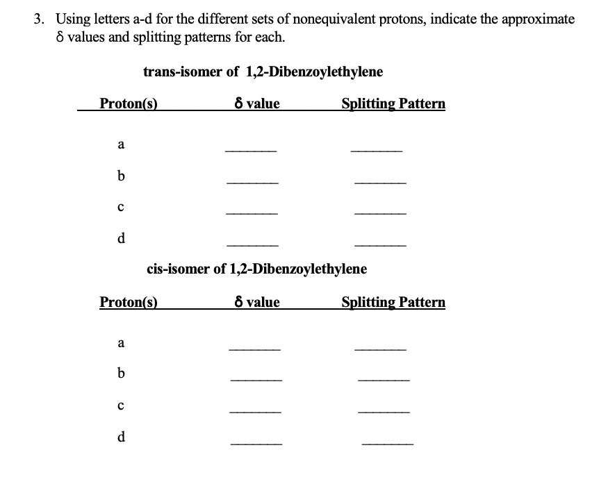 Solved Molecular Modeling Exercise: Chemical Shifts of Vinyl | Chegg.com