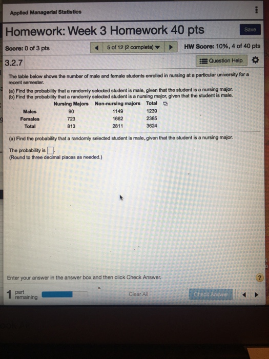Solved Applied Managerial Statistics Homework Week 3
