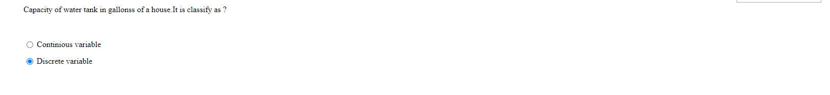 Solved Capacity of water tank in gallonss of a house. It is | Chegg.com