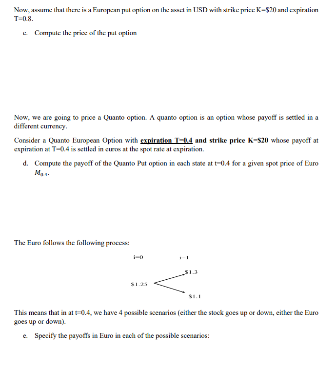 Problem 2: (Simplest version) Quanto Option - 3.57 | Chegg.com