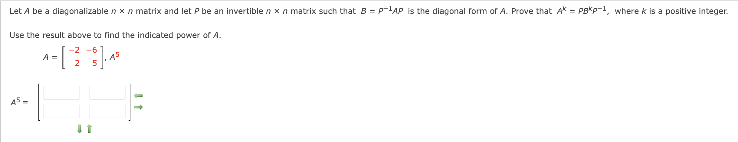 Solved Let A be a diagonalizable n x n matrix and let P be | Chegg.com