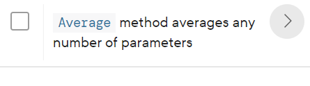 Solved method averages any number of parameters | Chegg.com
