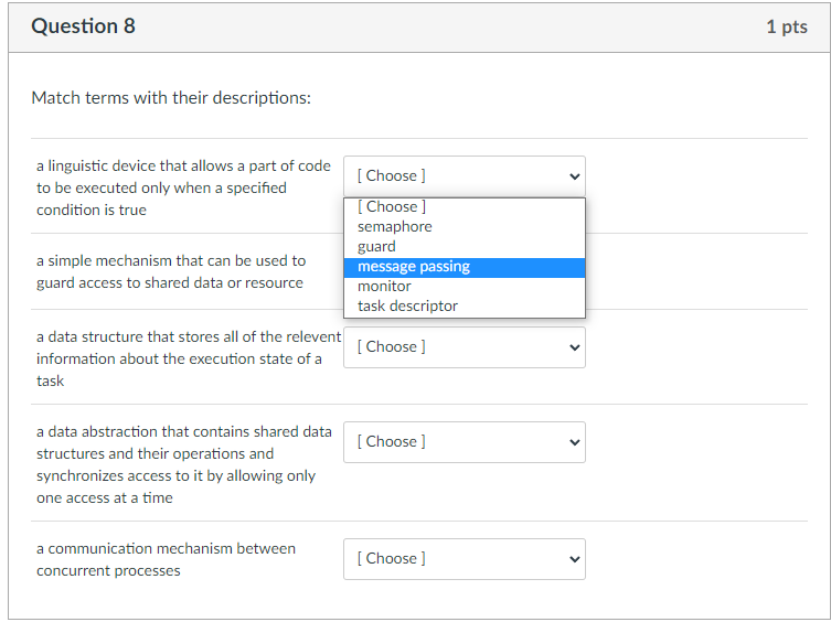 Solved Match terms with their descriptions: a linguistic | Chegg.com
