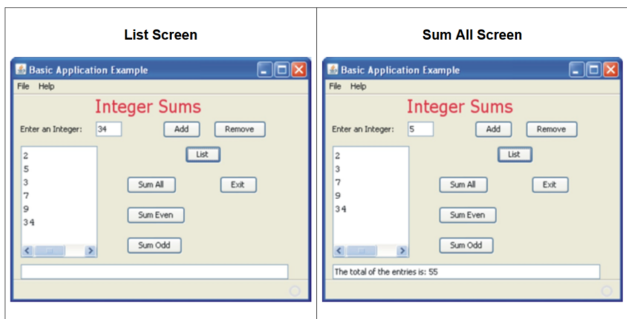 Solved Create a complete program in java that has the | Chegg.com