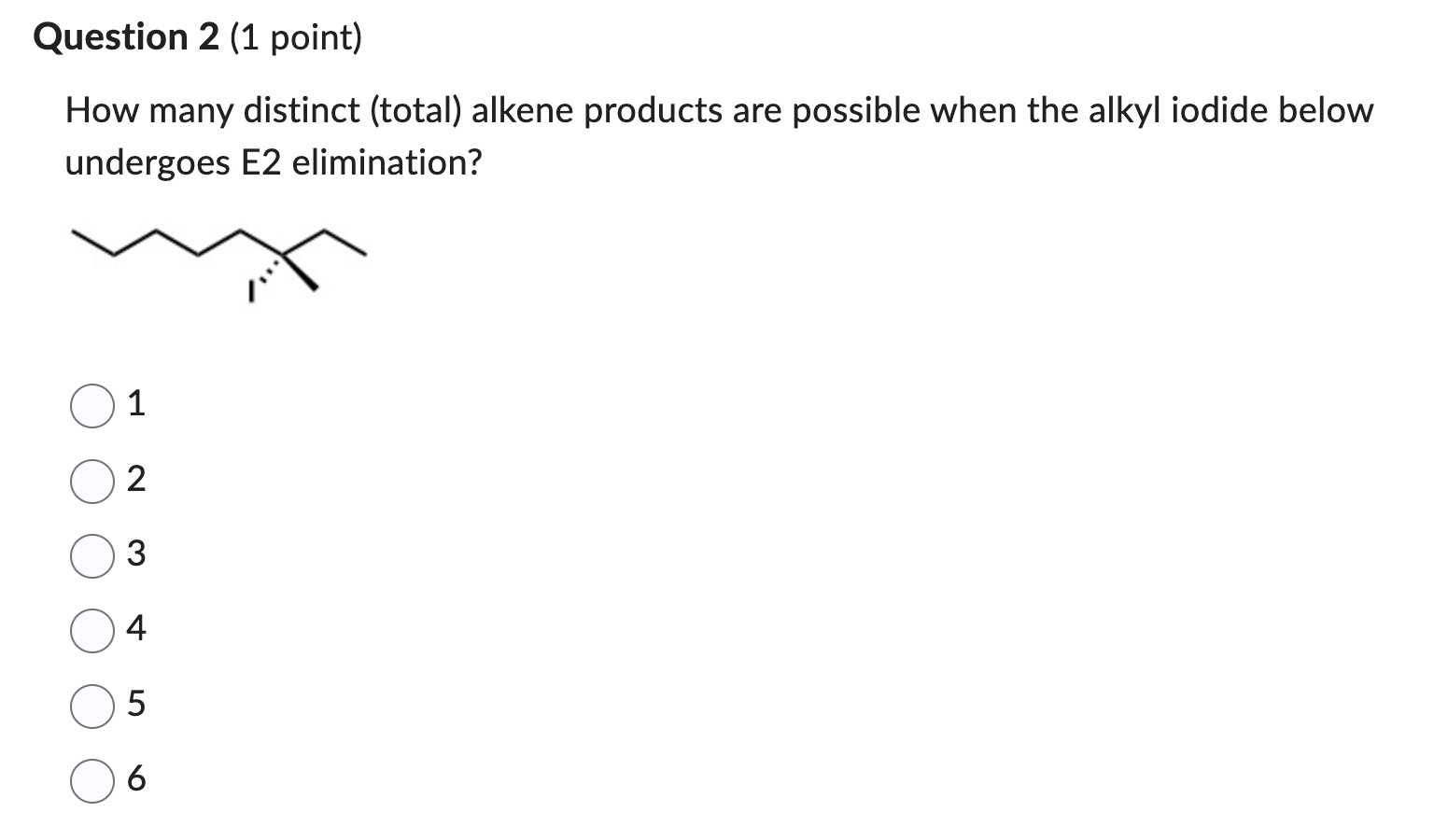 Solved How many distinct (total) alkene products are | Chegg.com