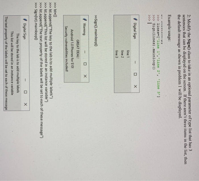 Solved File Edit Format Run Options Window from tkinter | Chegg.com
