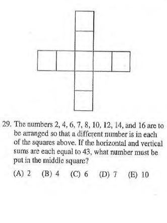 Solved 29. The numbers 2, 4, 6, 7, 8, 10, 12, 14, and 16 are | Chegg.com